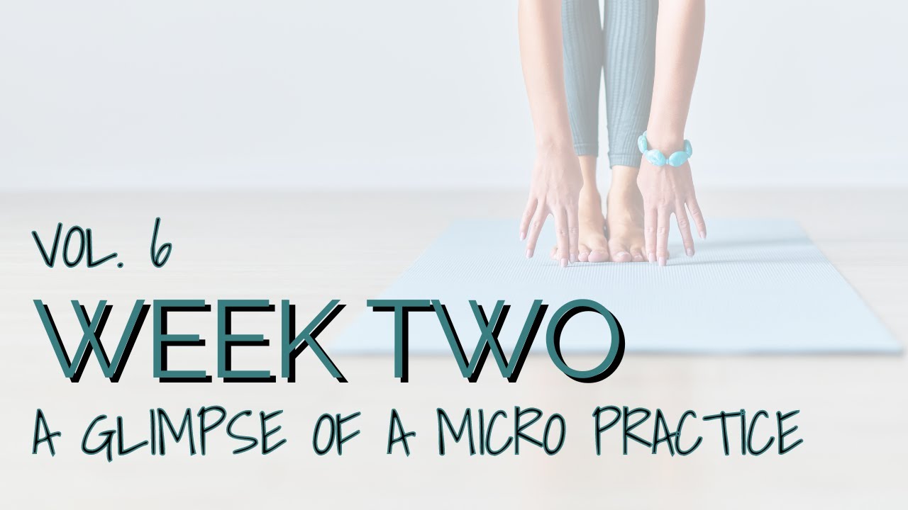 Vol 6 | Micro Practice: Week 2 - YouTube