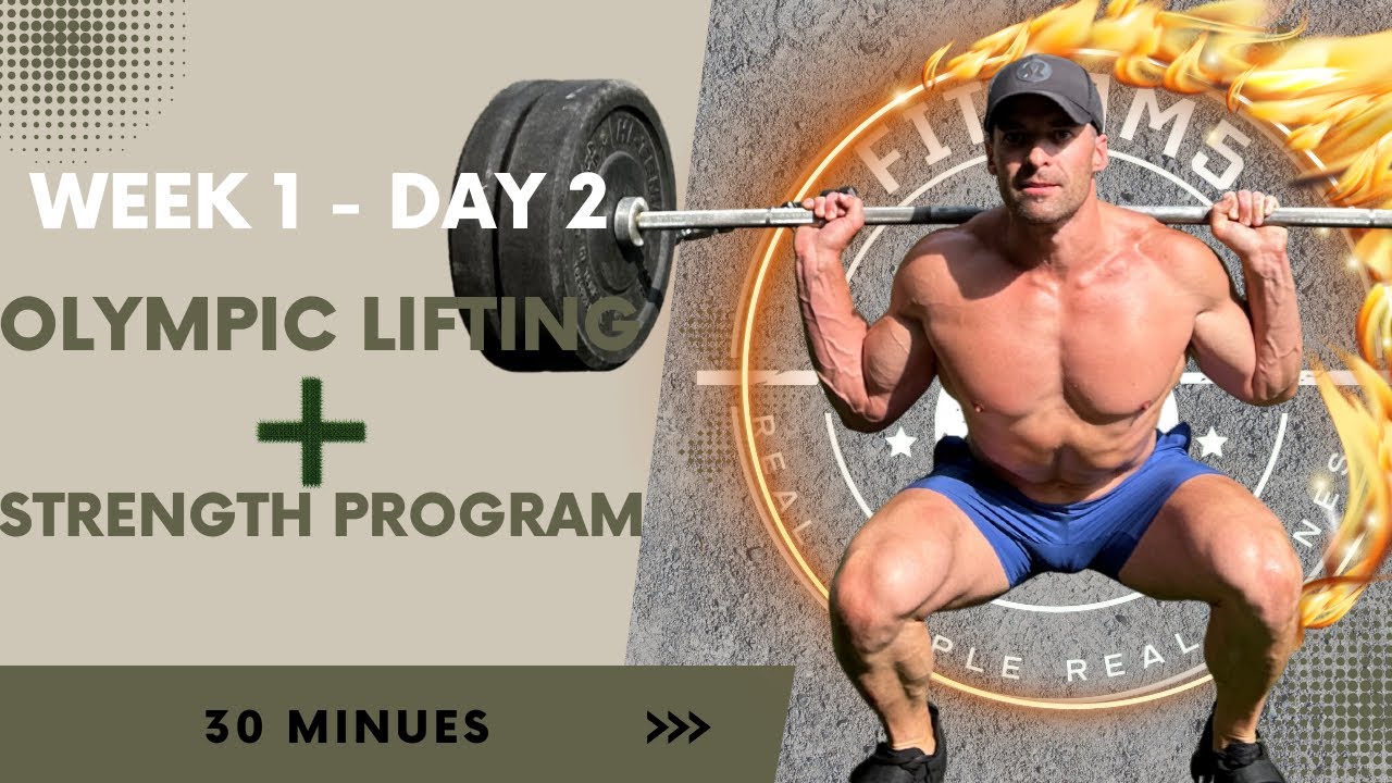 Olympic Lifting Strength Program |Day 1 Week 1| #strengthtraining # ...