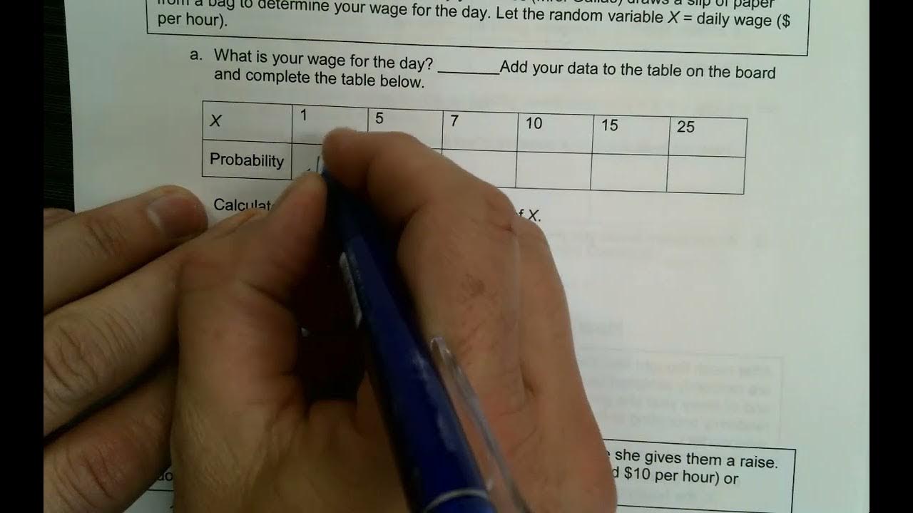 6 2 Transforming and Combining Random Variables - YouTube