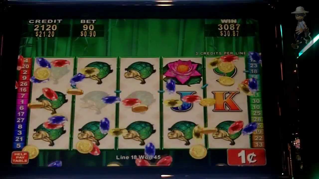 Konami Gaming - Panda Power Slot Bonuses - YouTube