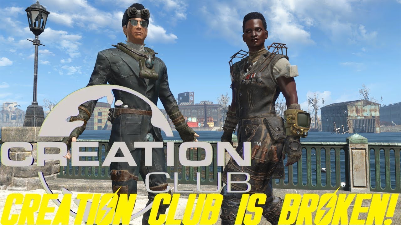THE CREATION CLUB IS BROKEN! Fallout 4 Creation Club!!! - YouTube