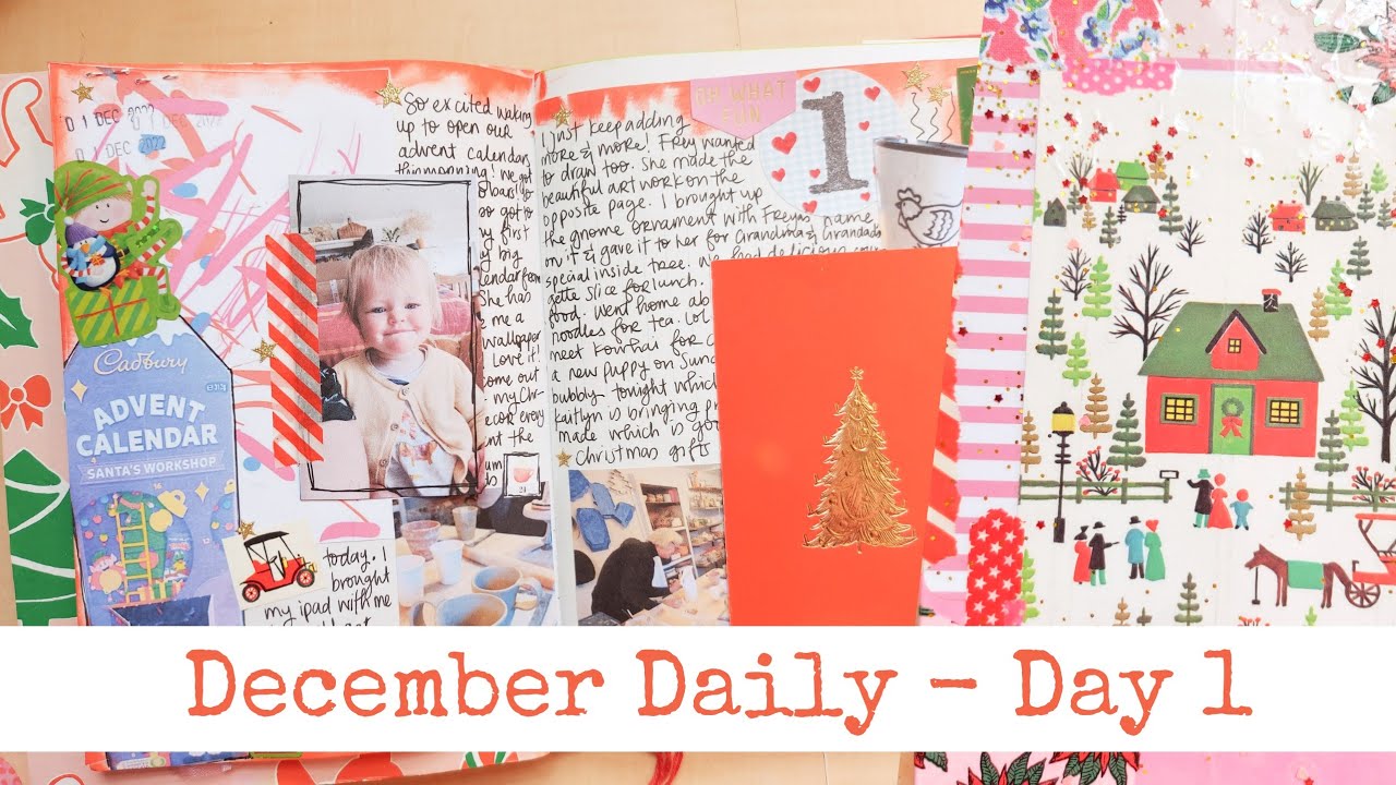 December Daily Journal With Me #1 - YouTube