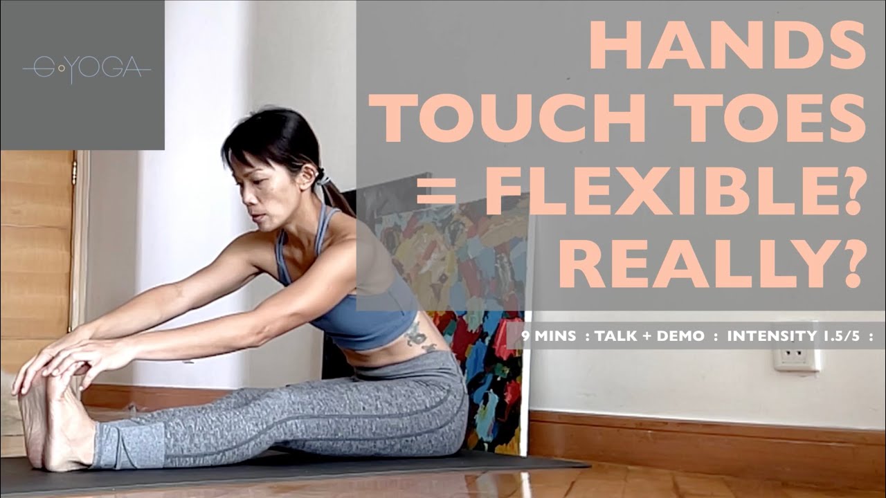 9 MINS : HANDS TOUCH TOES = FLEXIBLE? REALLY? : INTENSITY 1.5 / 5 : G ...