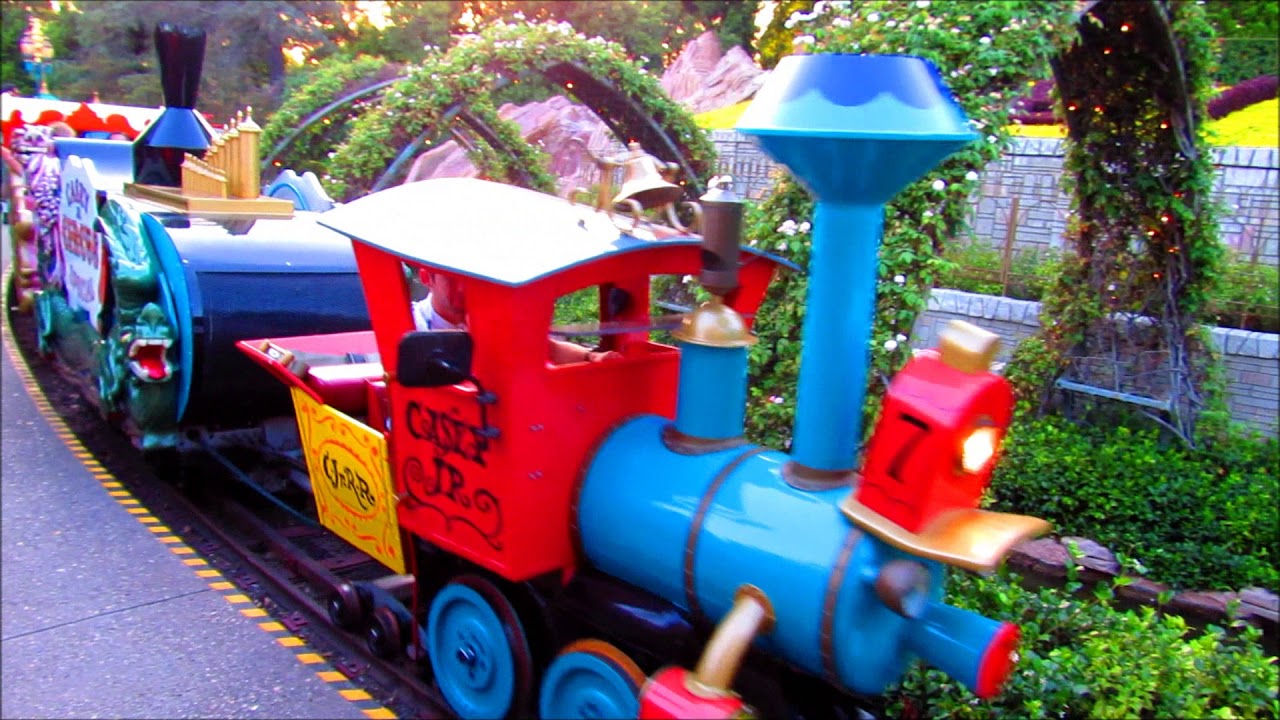8/16/18 Anaheim Disneyland's Casey Jr. Circus Train - YouTube