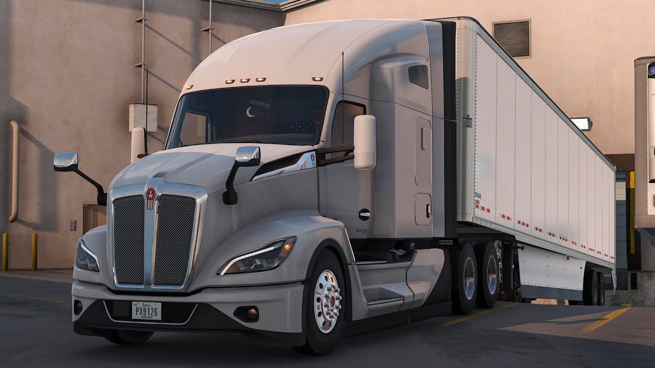 ATS Houston(TX) - San Antonio(TX) Realistic Driving Kenworth T680 NG ...