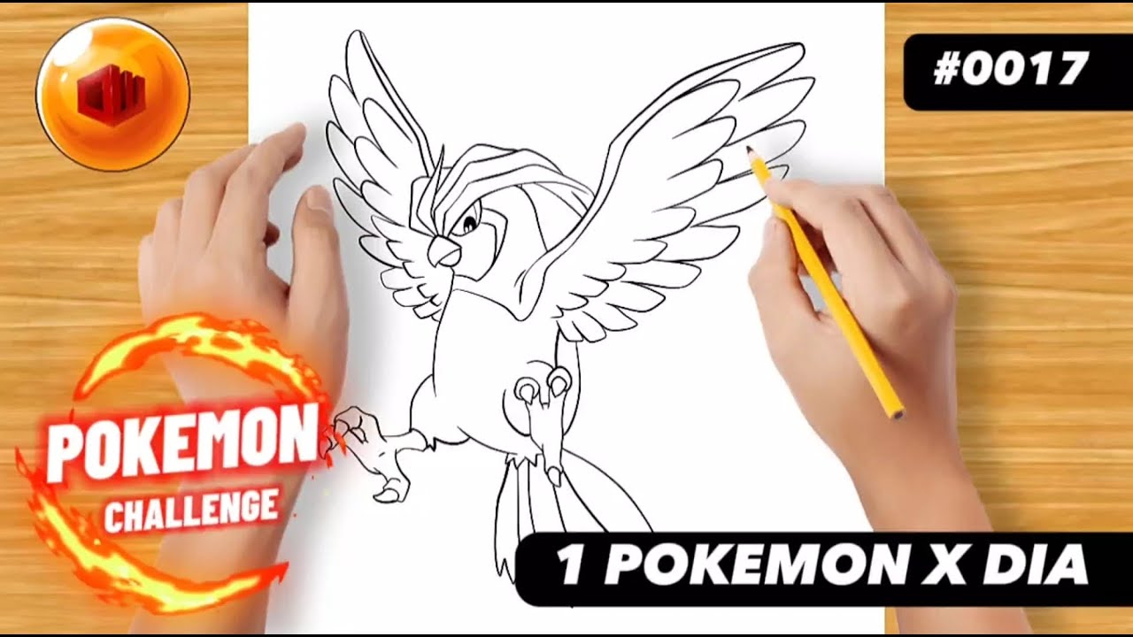 🟡 COMO DIBUJAR A PIDGEOTTO 🐤 POKEMON MUY FACIL PASO A PASO OVIWORKS ...