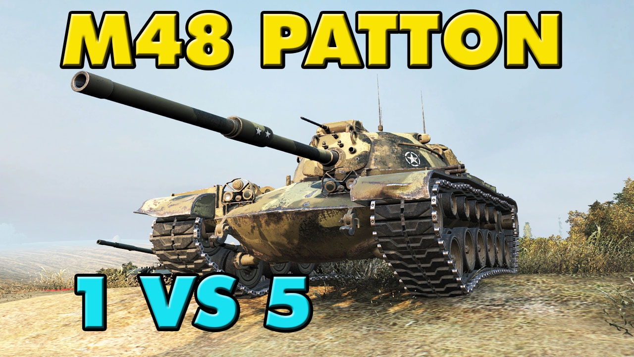World of Tanks | M48 Patton - 6 Kills - 9.7K Damage - YouTube