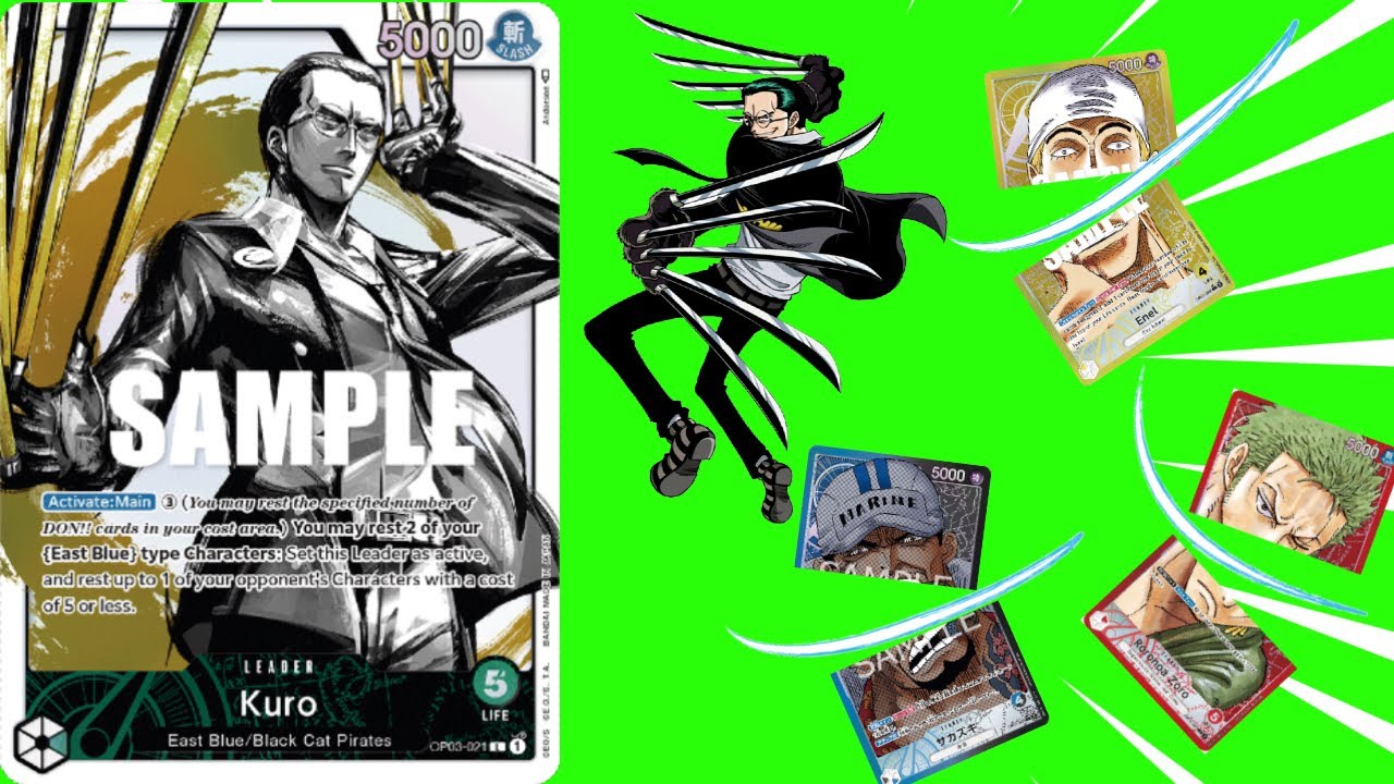 [OPTCG] KURO is the best CHARACTER in ONE PIECE (maybe) - YouTube