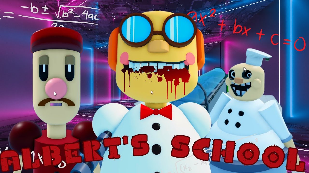 ESCAPE FROM ALBERT'S SCHOOL IN ROBLOX - YouTube