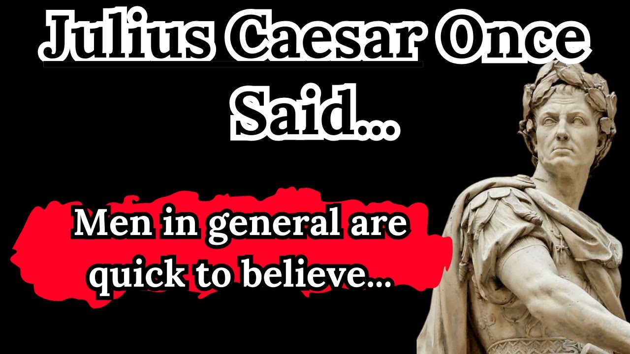 Julius Caesar Once Said - Motivational | Inspirational quotes - YouTube