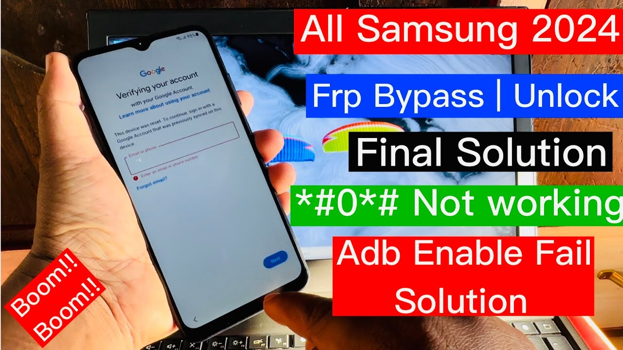 All Samsung Frp Bypass Adb enable fail | *#0*# code Not working android ...