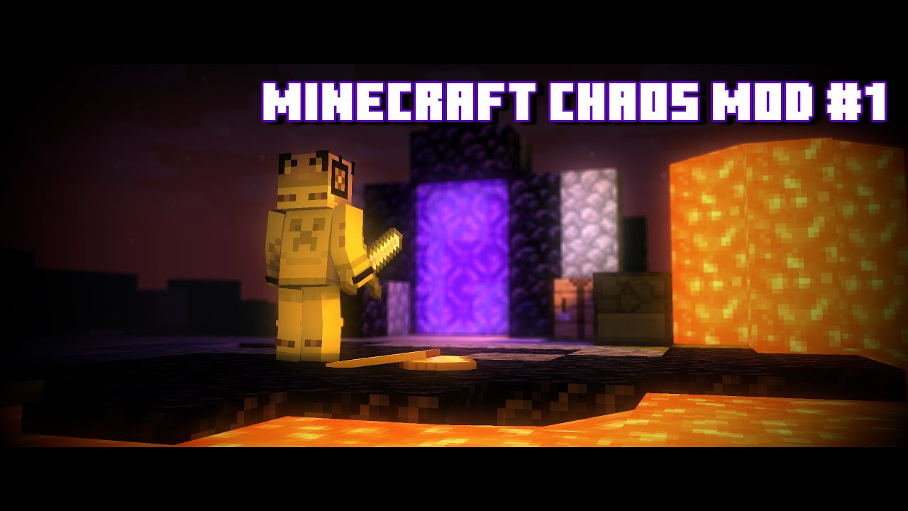 Minecraft but it's utter chaos | Minecraft Chaos Mod #1 - YouTube