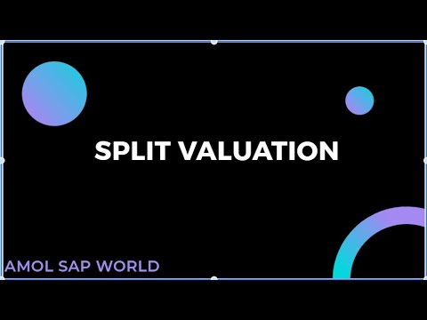 14.SAP MM- Split valuation in marathi - YouTube