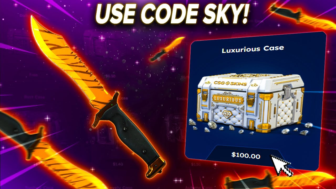 🌌 I GOT MANY KNIFES ON CSGO-SKINS 🎯 USE CODE SKY FOR FREE BONUS ! 💼 - YouTube