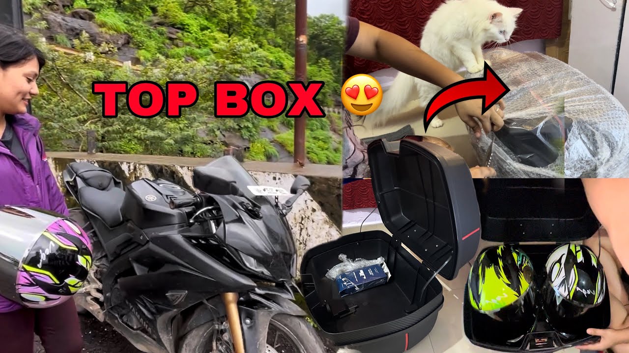 Upgrade Your Yamaha R15 V3 Bike with the New Top Box - YouTube