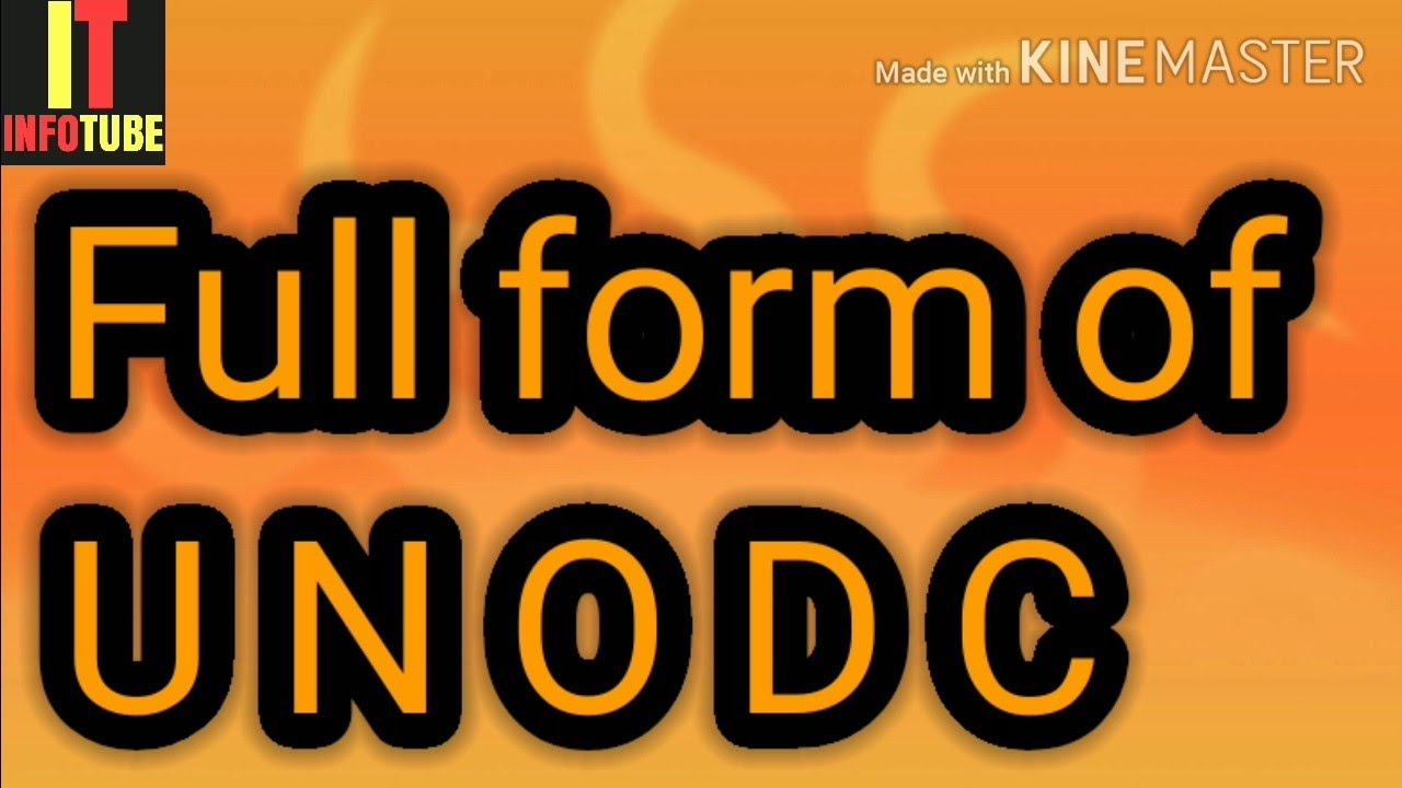 Full form of UNODC | What is UNODC - YouTube