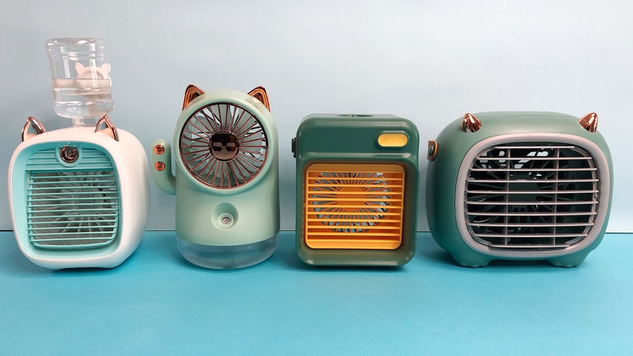 Mini Fan Humidifier Unbox and Review | USB Rechargeable | Water Water ...