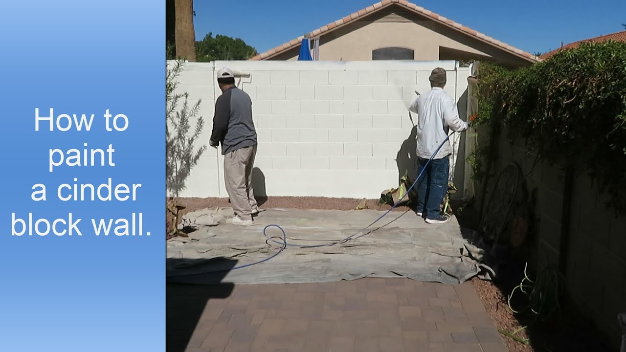 Repainting Concrete Block