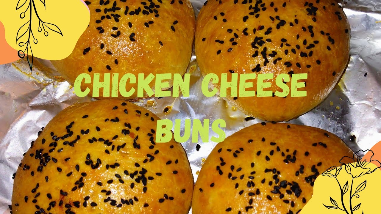 chicken cheese buns recipe by kitchen and kitchen - YouTube