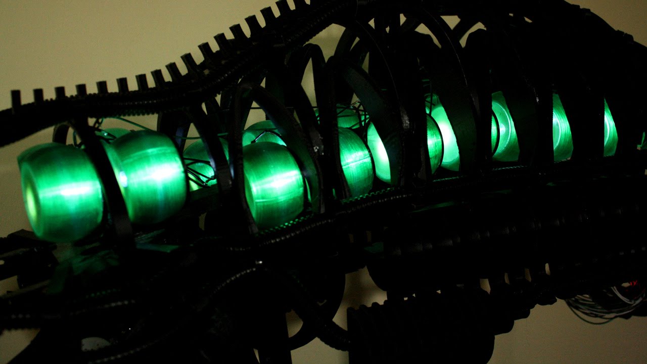 Alien Xenomorph Cosplay #20 | Lighting with T-Glase & Arduino | James ...