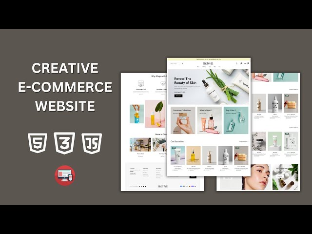How To Build Creative Ecommerce Website Using Html Css Javascript 1460