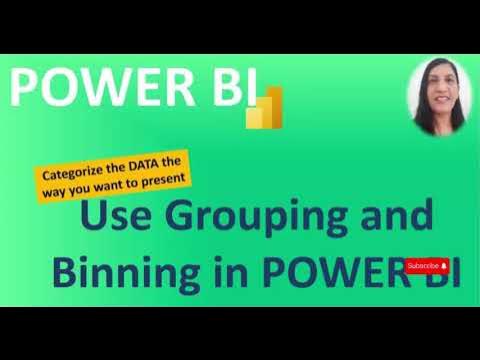 Use Grouping & Binning data in POWER BI - YouTube