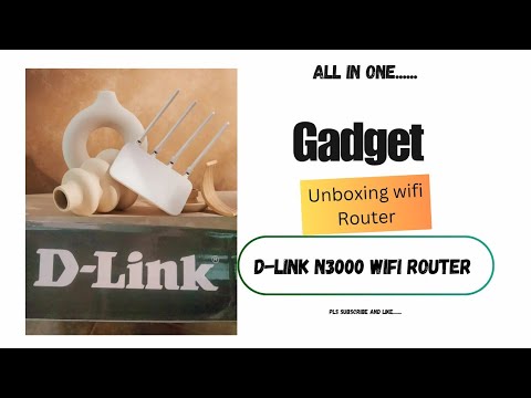 UNBOXING WIFI ROUTER. #D-LINK N3000# - YouTube
