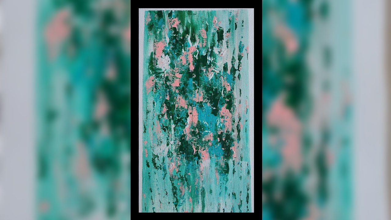 Abstract painting/easy for beginners/acrylic painting - YouTube