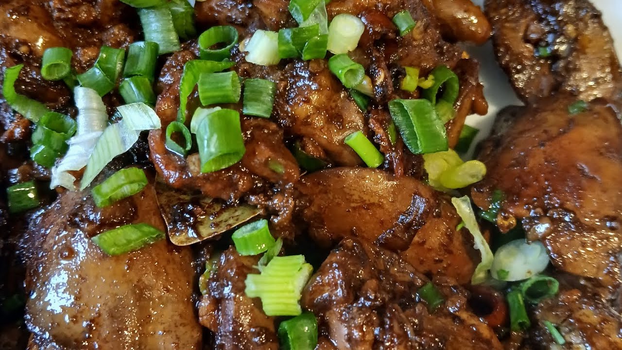 Authentic Chicken liver Adobo Recipe(Filipino Dish) - YouTube