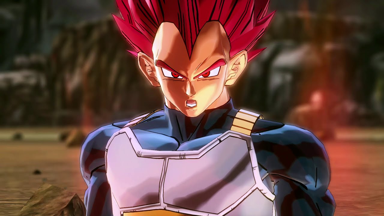 Super Saiyan God crimson red vegeta - YouTube