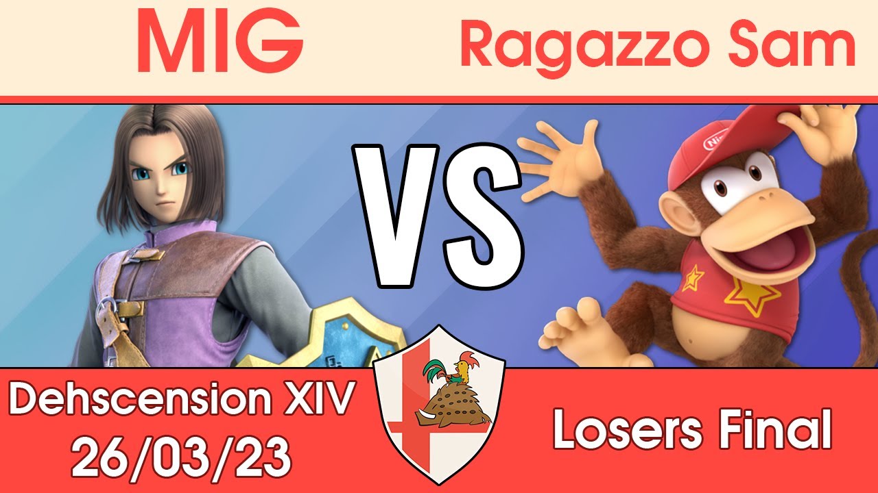 Dehscension XIV - MIG (Hero) Vs Ragazzo Sam (Diddy Kong) - Losers Final ...