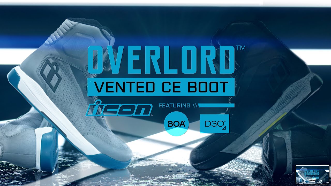 ICON - Overlord Vented CE Boot - YouTube