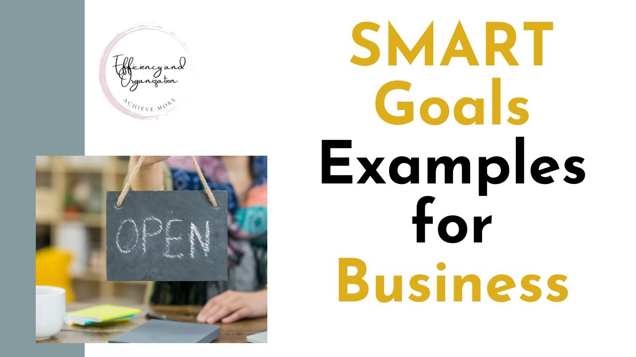 SMART Goals Examples for Business - YouTube