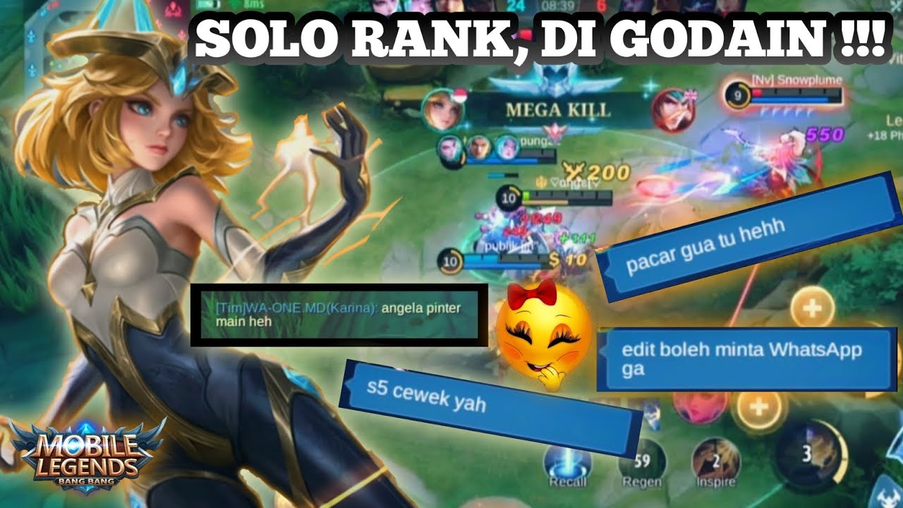 SOLO RANK, DI GODAIN PLAYER RANDOM | EDITH | MOBILE LEGENDS - YouTube