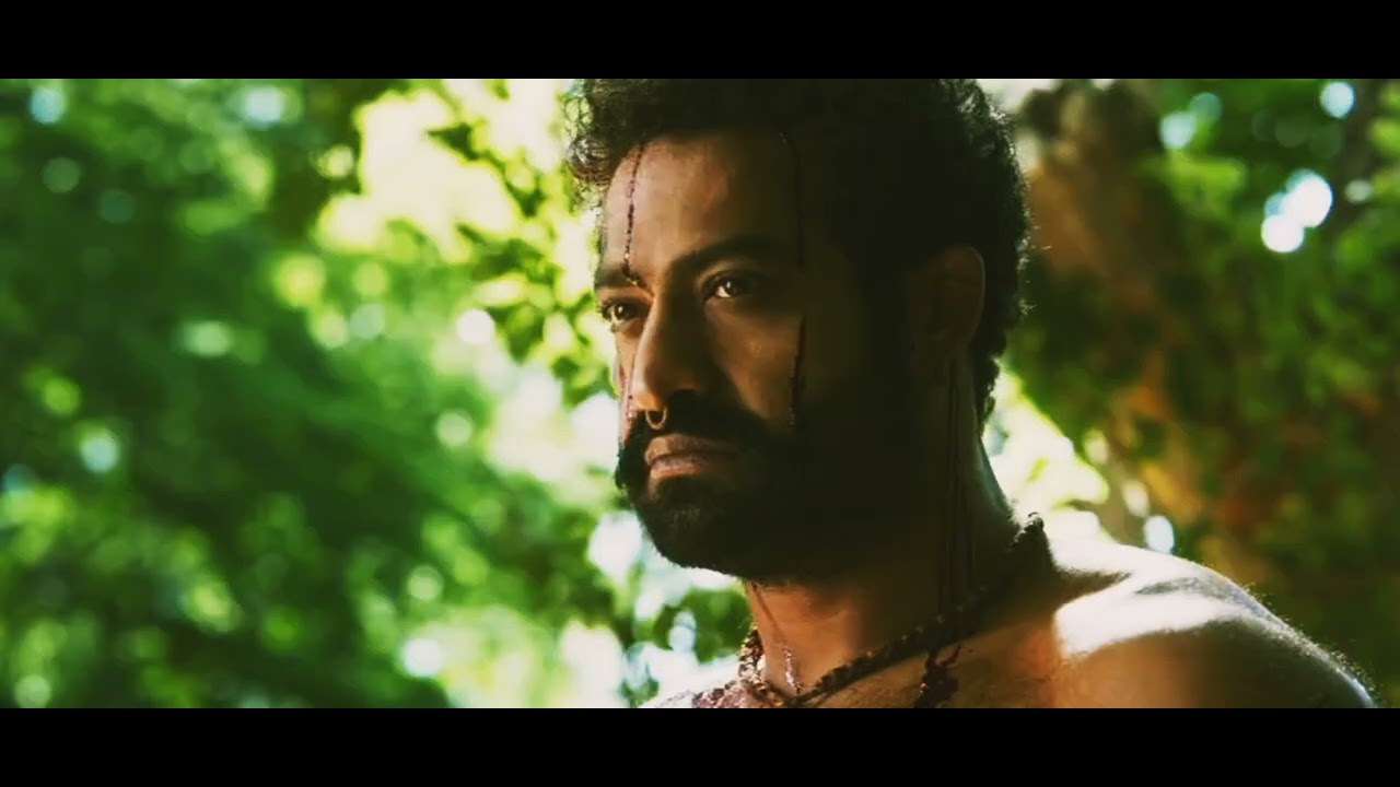RRR Jr.NTR TIGER FIGHT SCENE IN TELUGU// - YouTube