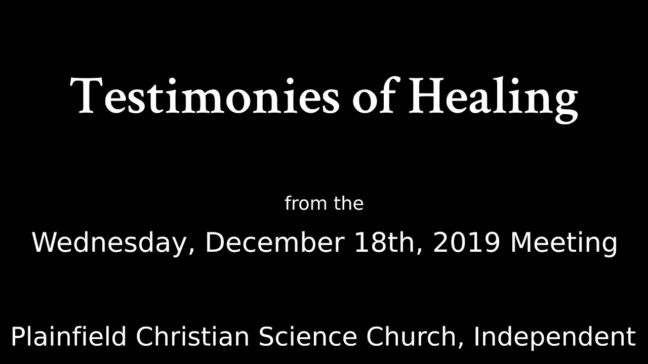 Testimonies from the Wednesday, December 18th, 2019 Meeting - YouTube