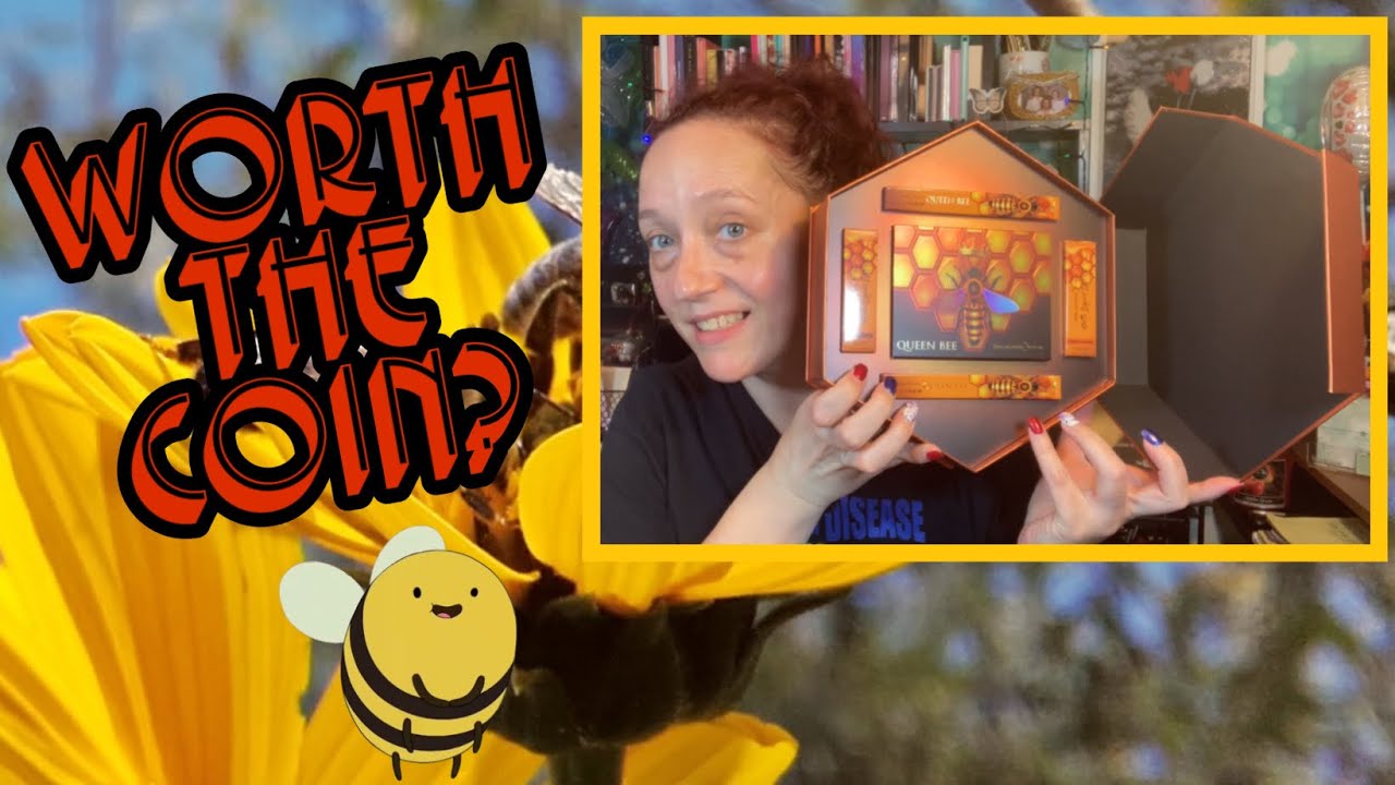 QUEEN BEE COLLECTION BY COLOURED RAINE COSMETICS REVIEW - YouTube