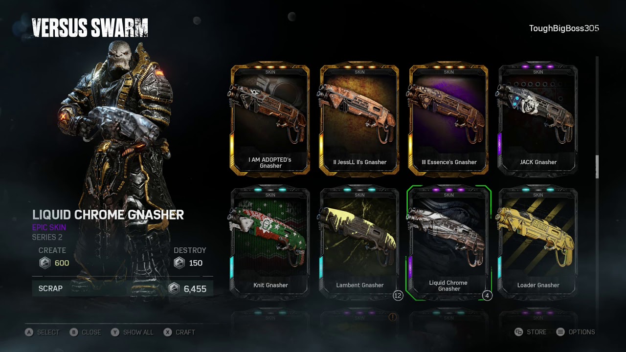 Gears of War 4 GILDED RAAM TO GEARS 5 UNLOCKED CUSTOMIZATION BLACK ...