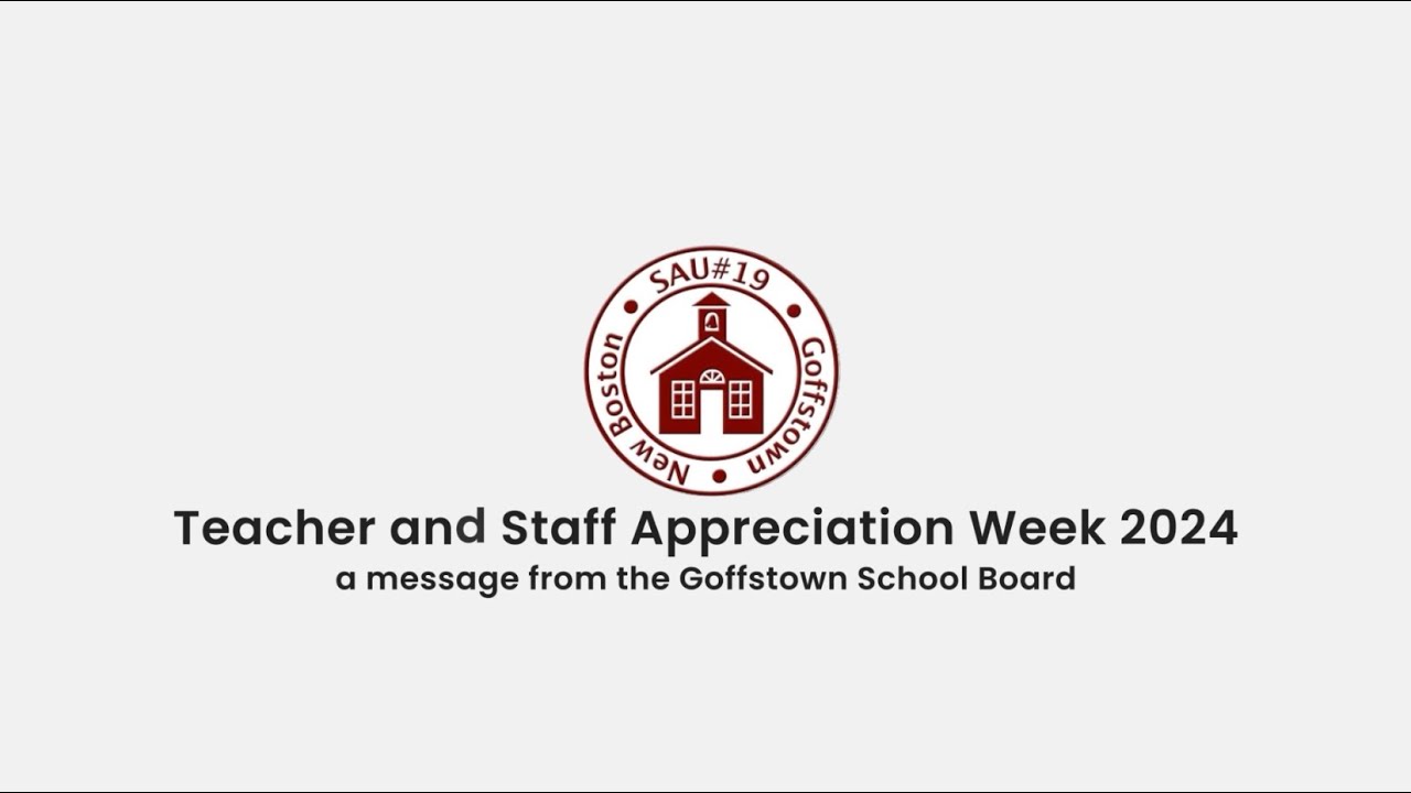 Teacher and Staff Appreciation Week 2024 - YouTube