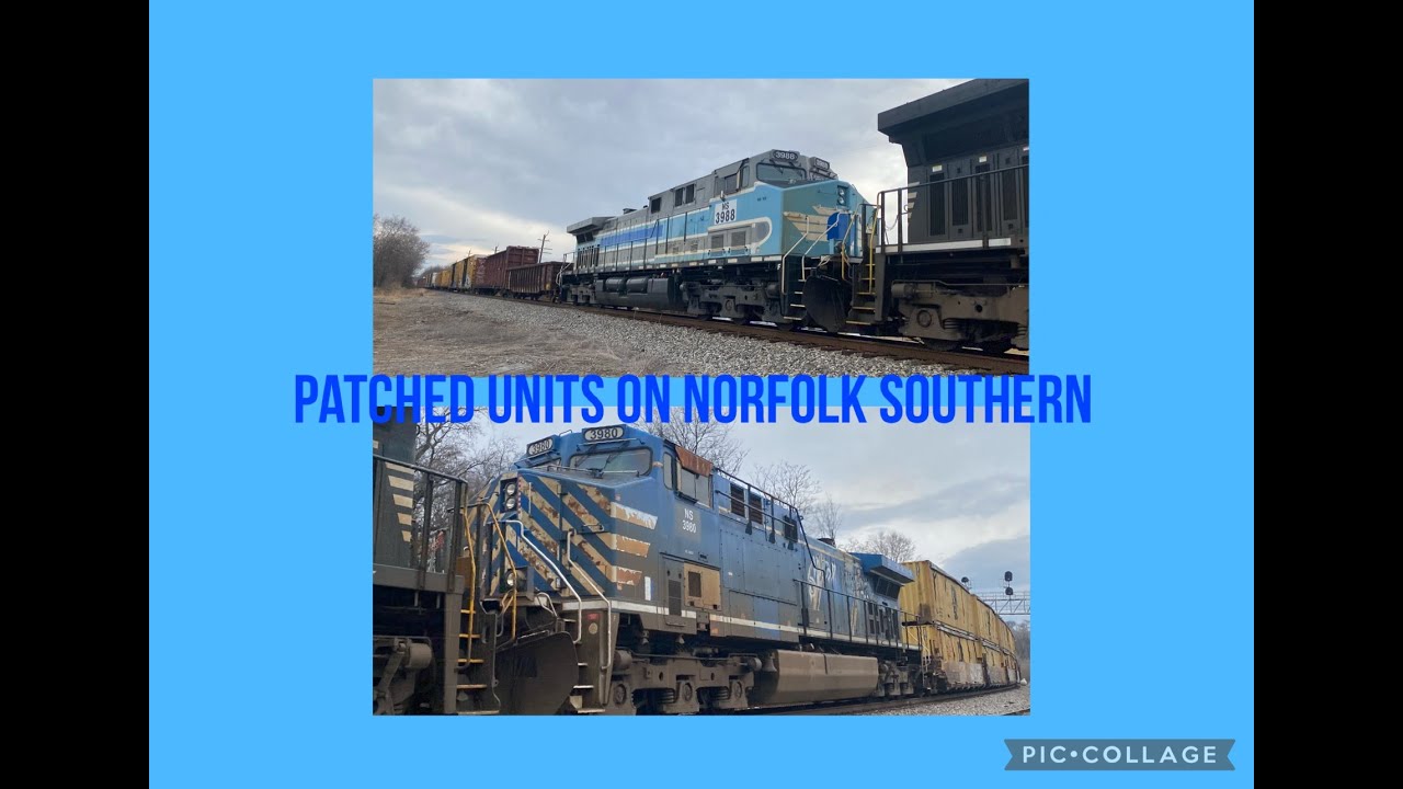 Back-to-Back NS Patched units @ Shenandoah Junction - YouTube