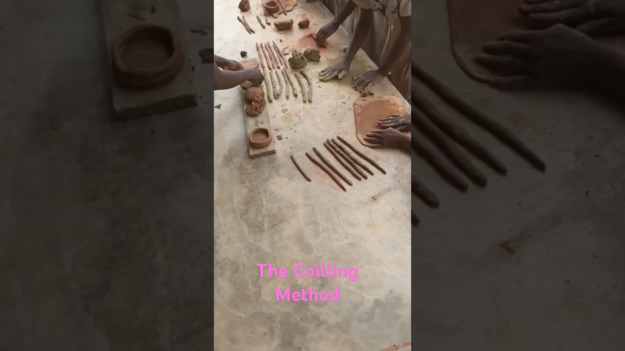 The colling method used for making clay objects; 3D objoects - YouTube