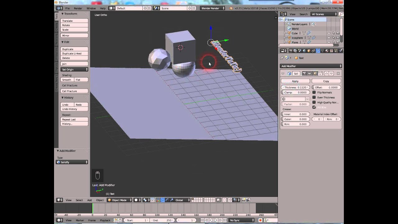 Blender - Rigid body tutoriál:) - YouTube