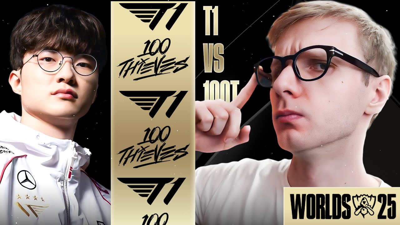 CAN 100T TAKE DOWN WORLDS BUFF T1?? - T1 VS 100T - WORLDS 2025 - JANKOS ...