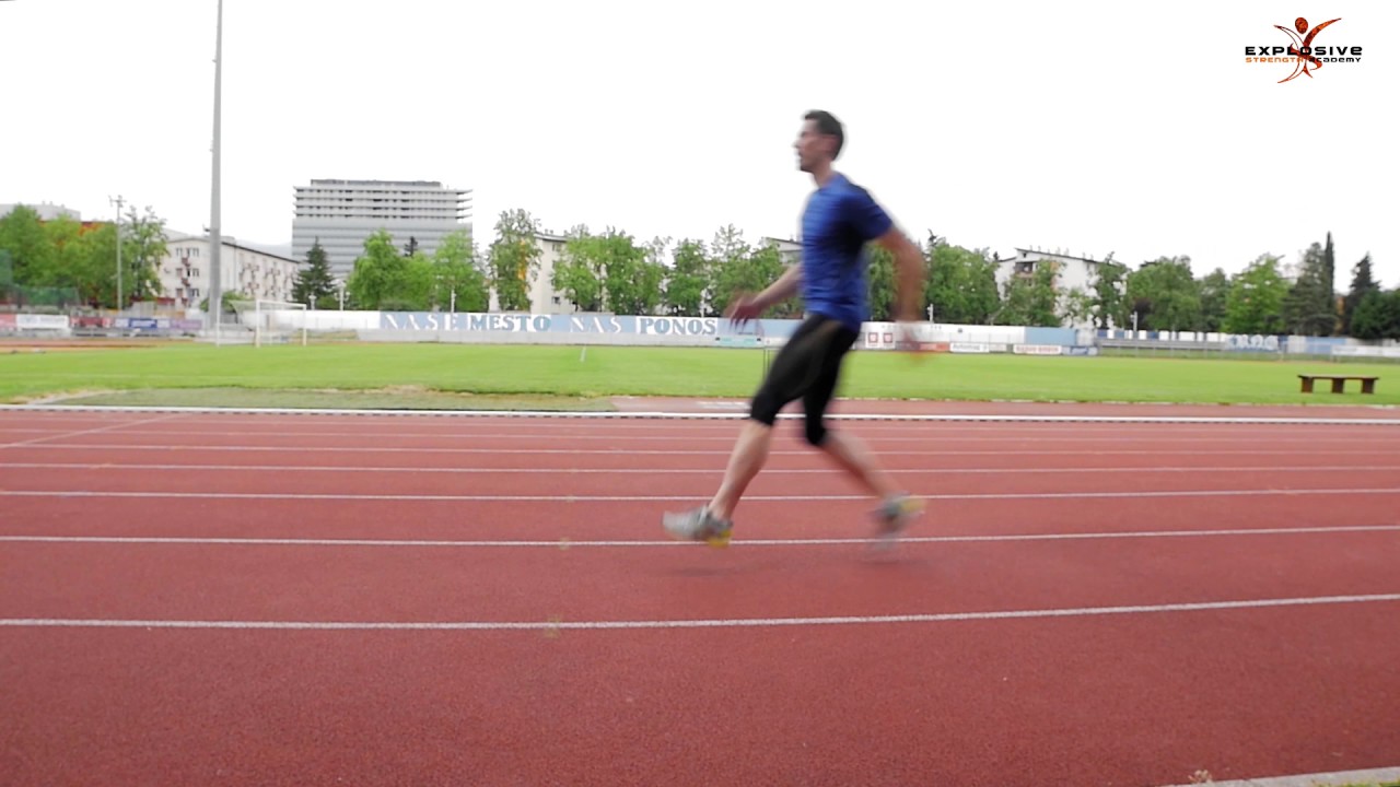 Straight Leg Shuffle Running - YouTube