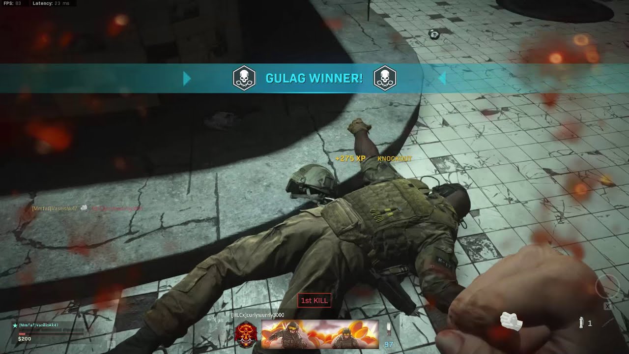 Call of Duty : Warzone - Deflecting a Knife with a Knife at GULAG - YouTube