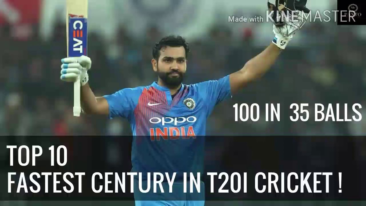 Top 10 fastest century in T20 cricket - YouTube