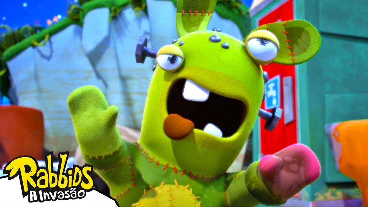 A estranha criatura do Dr. Mad Rabbit 🧟 | Rabbids: A Invasão 🐰 | Novo ...