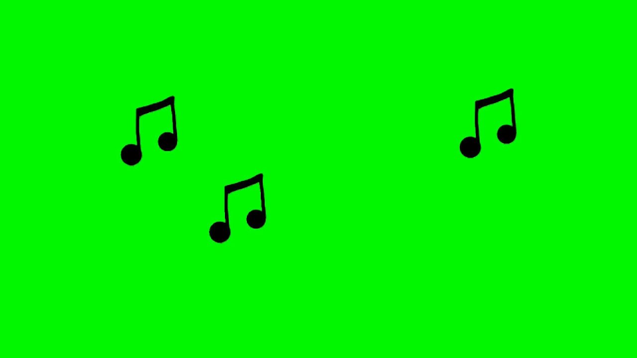 🎼 MUSICAL NOTES IN THE AIR 🎼 MOTION 💯| #greenscreen effects - chroma ...