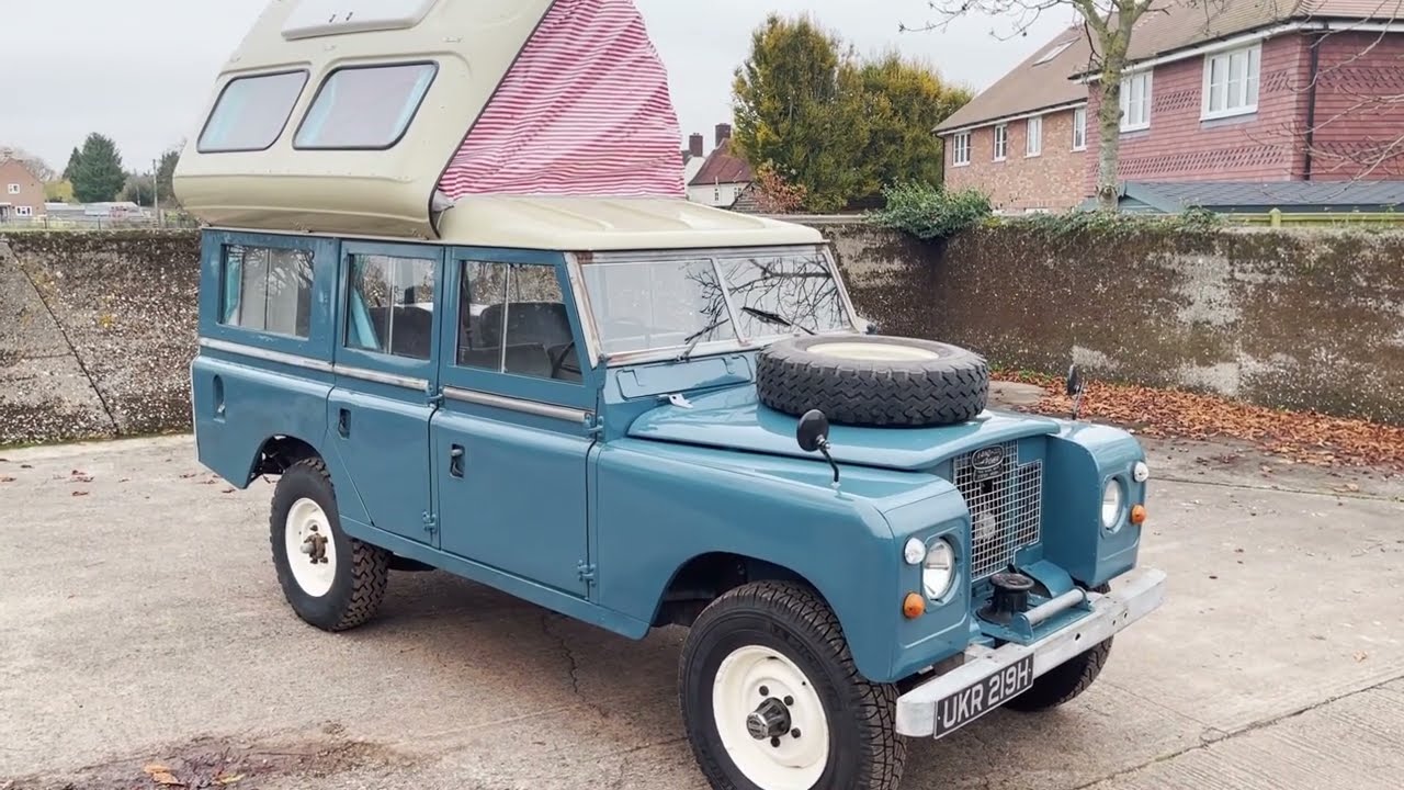 land rover series 2a 109 2 6 dormobile for sale walkaround + starting ...