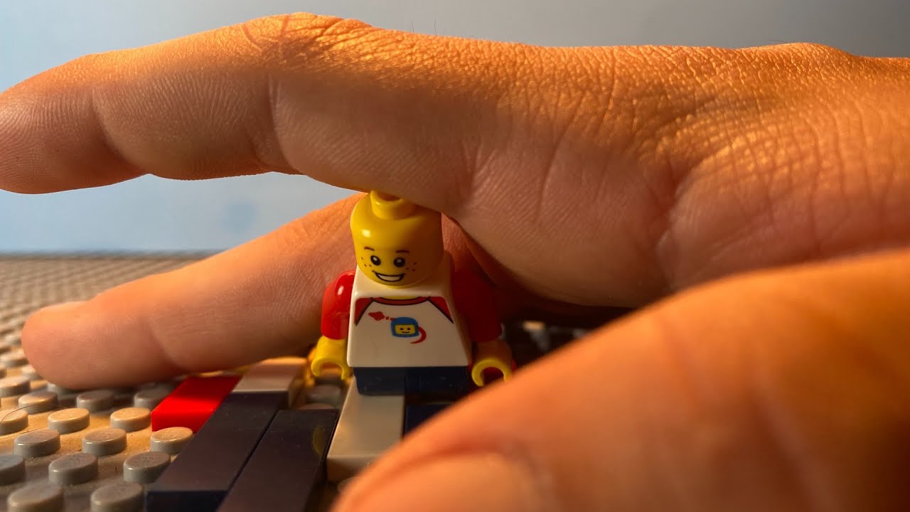 Lego Man gets squished - YouTube